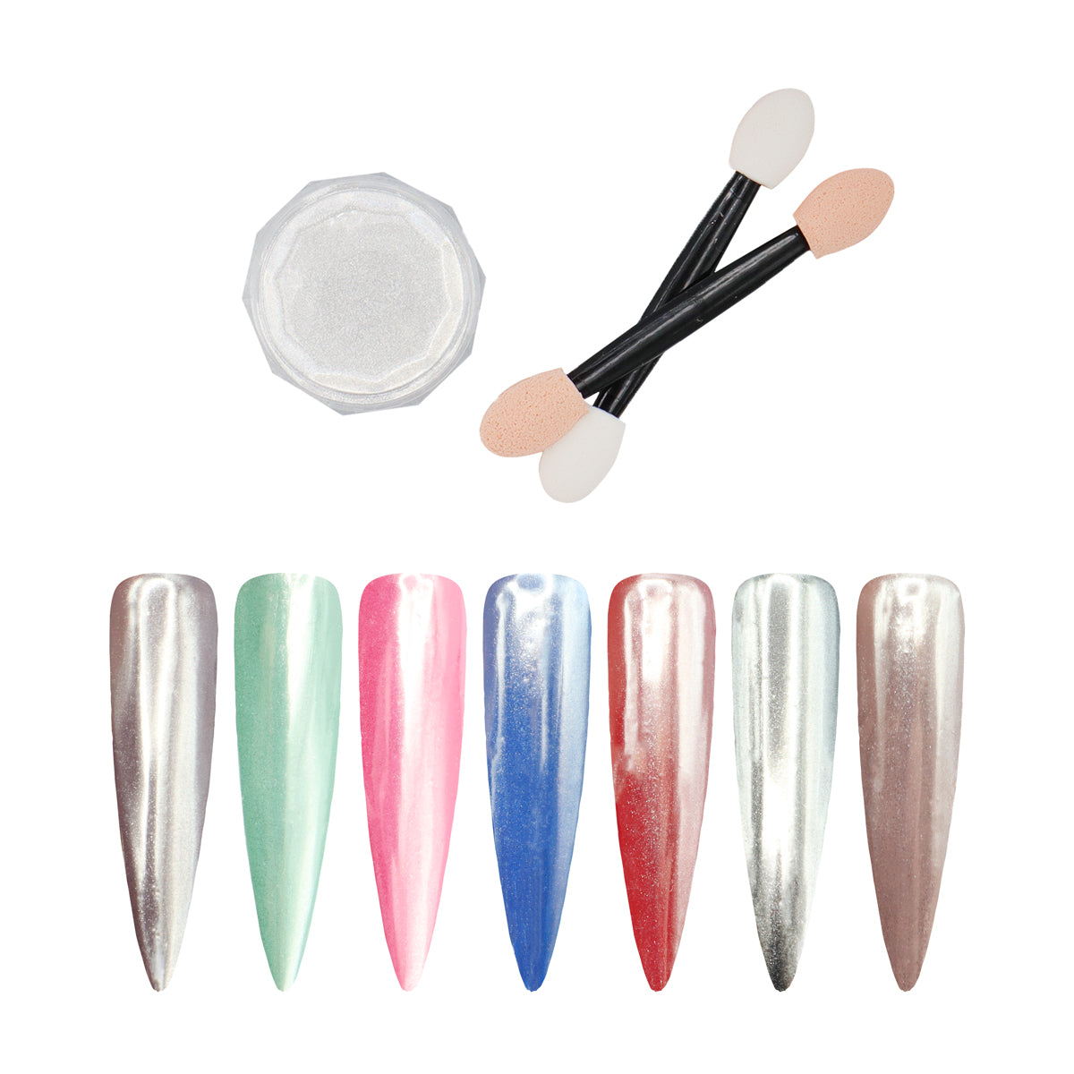 Platinum Glaze Chrome Powder – Nailchemy Limited