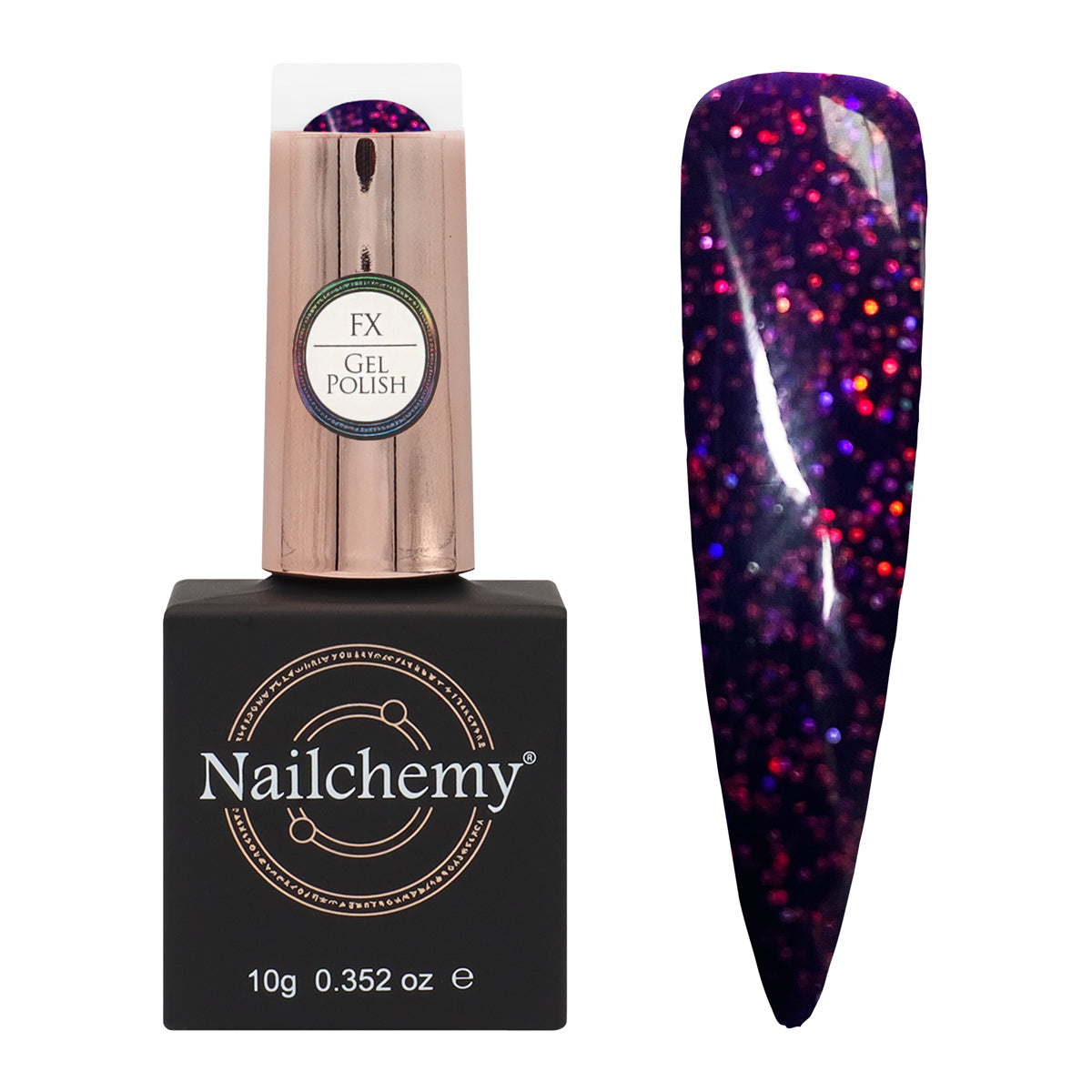 Blackberry Sparkle - Indulgence - FX Gel Polish – Nailchemy Limited