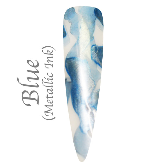 Metallic Ink - Blue - 5ml – Nailchemy Limited