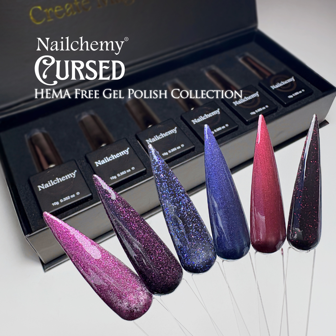 Cursed – HEMA-Free Gothic Gel Polish Collection | Nailchemy (6 x 10g ...