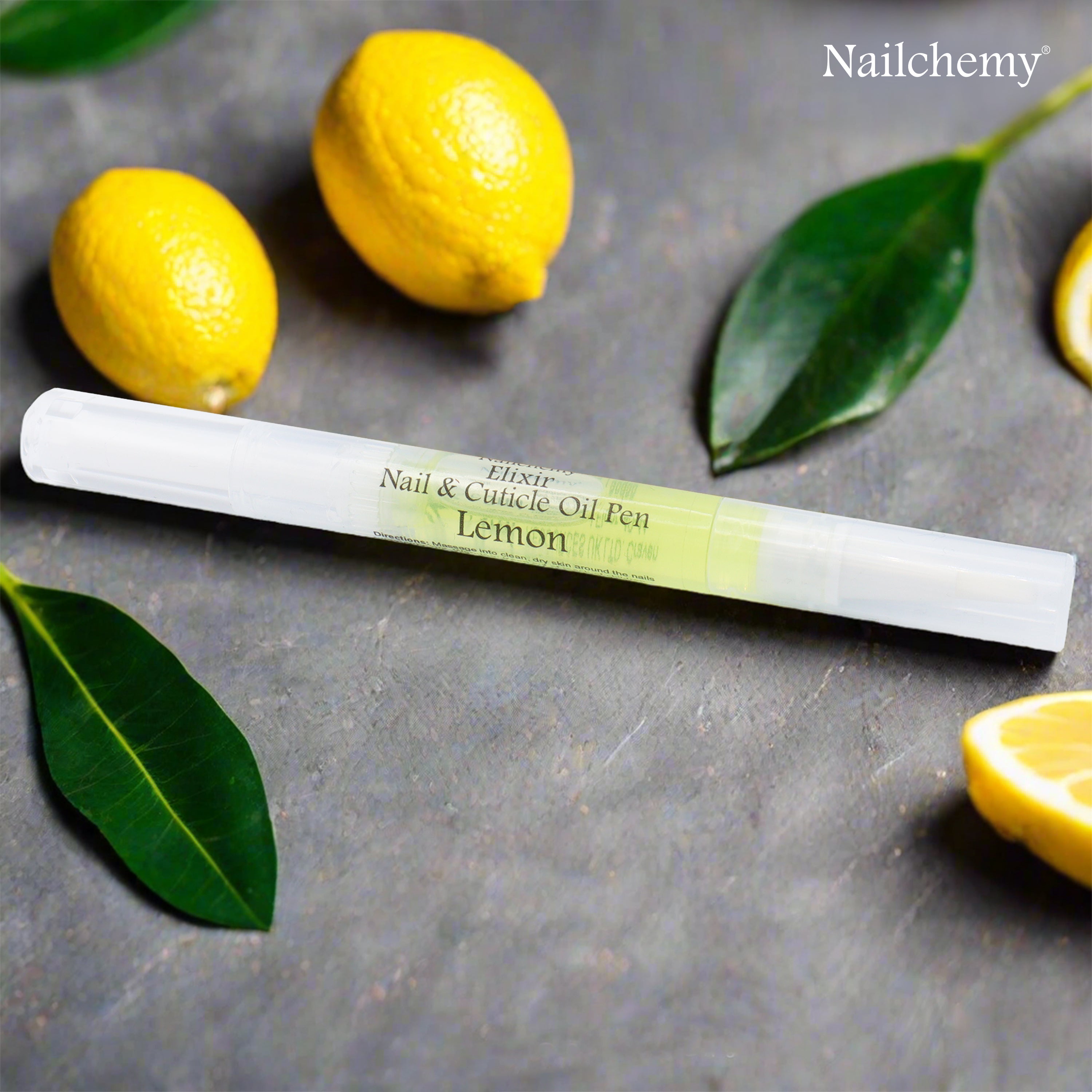 Elixir - Nail and Cuticle Oil Pen - Lemon - 3ml – Nailchemy Limited