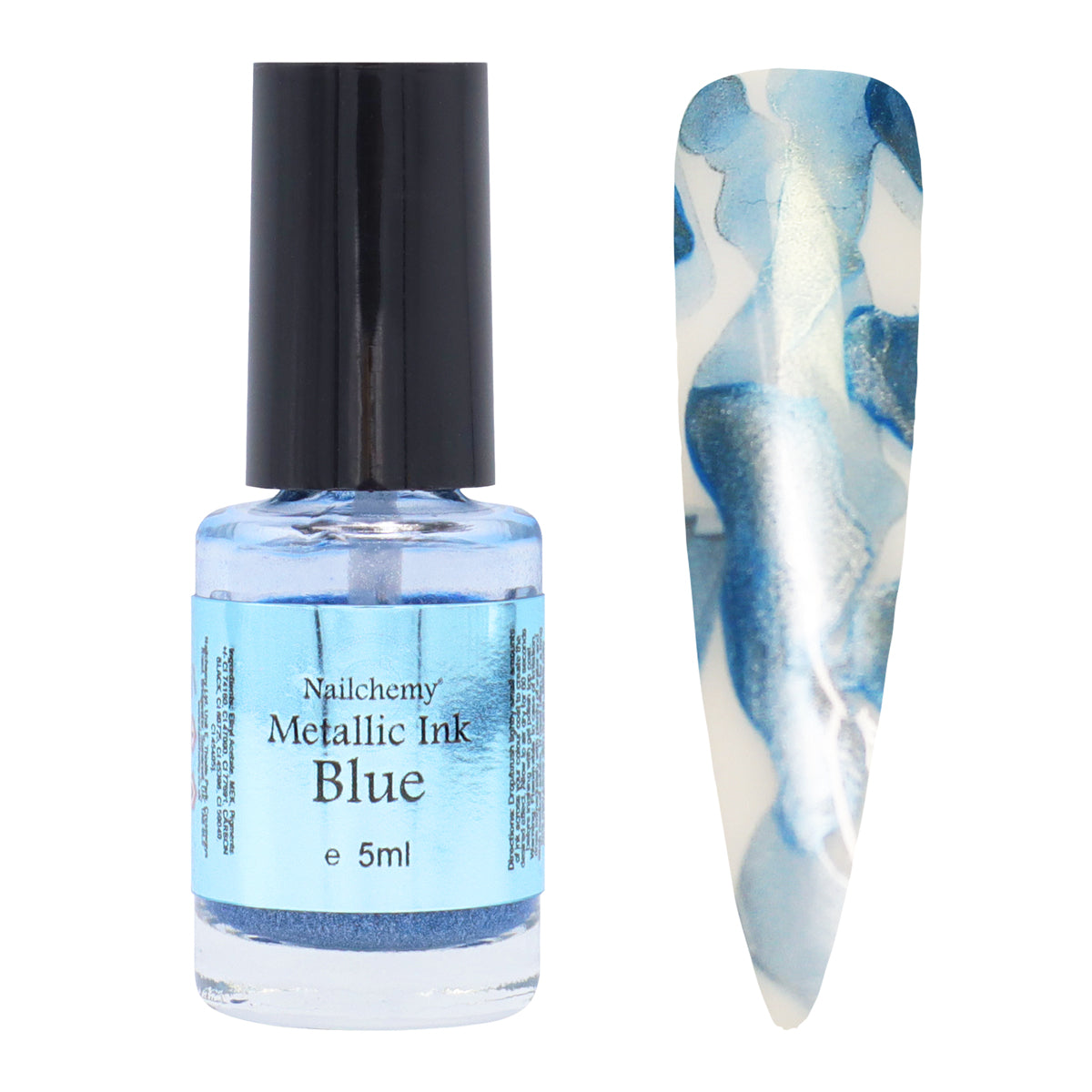 Metallic Ink - Blue - 5ml – Nailchemy Limited