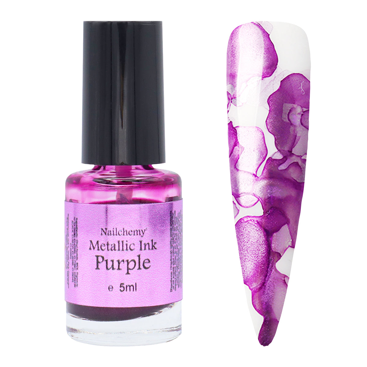 Metallic Ink - Purple- 5ml – Nailchemy Limited