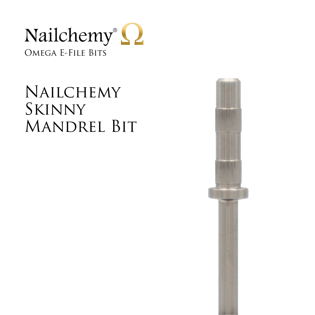 Nailchemy Skinny Mandrel Bit – Precision E-File Bit for Narrow Sanding ...