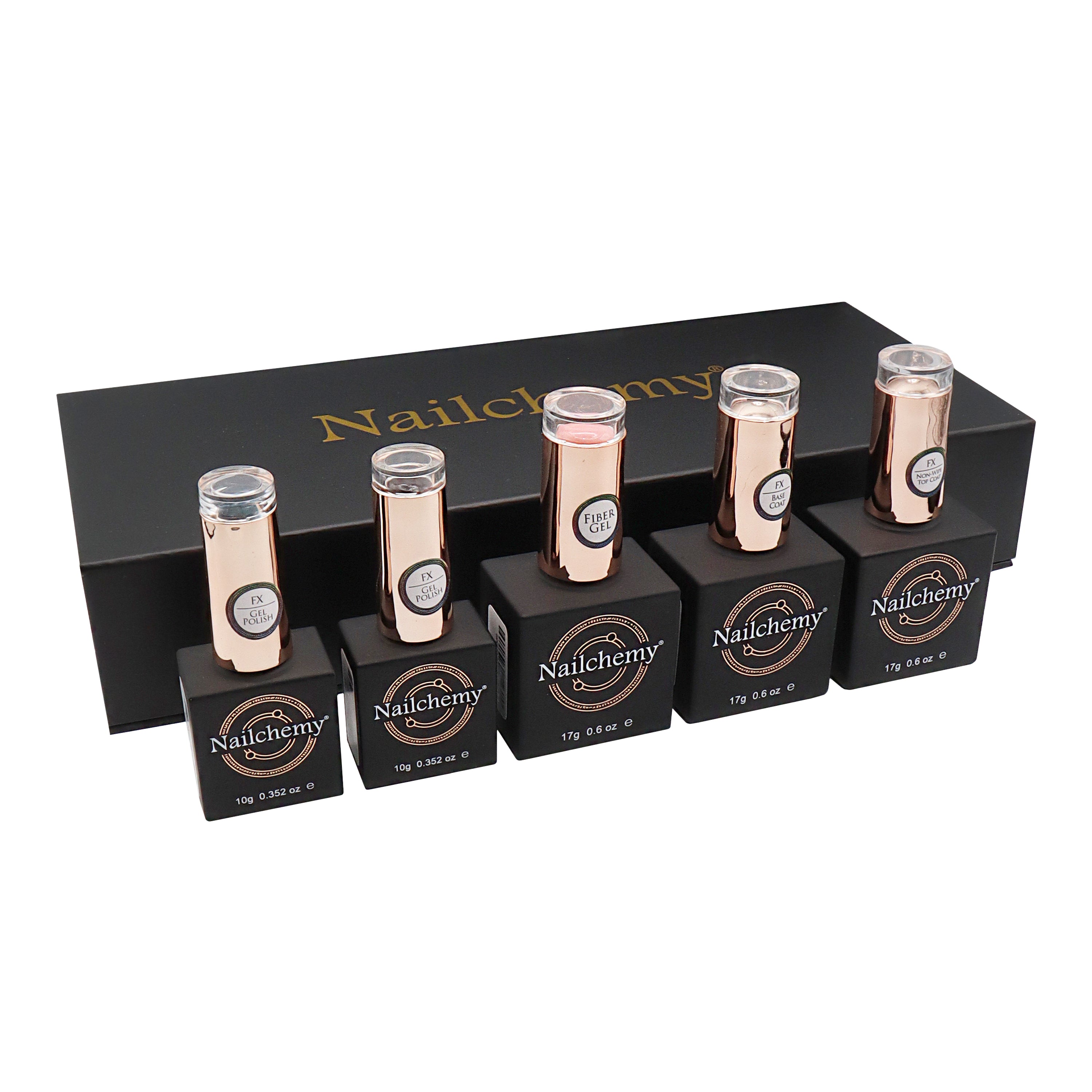 Nailchemy FX Gel Polish Try Me Kit – Professional Starter Set with ...