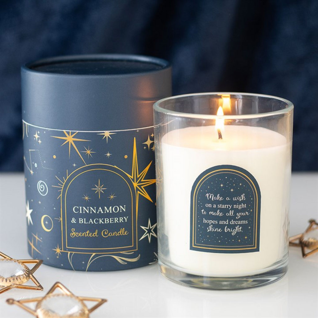 Starry Night Cinnamon & Blackberry Candle – Nailchemy Limited