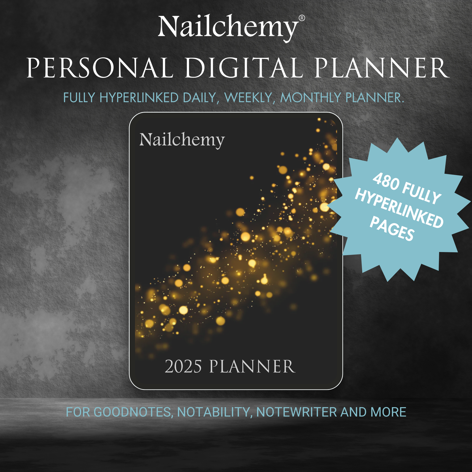 Nailchemy 2025 Personal Digital Planner – Nailchemy Limited