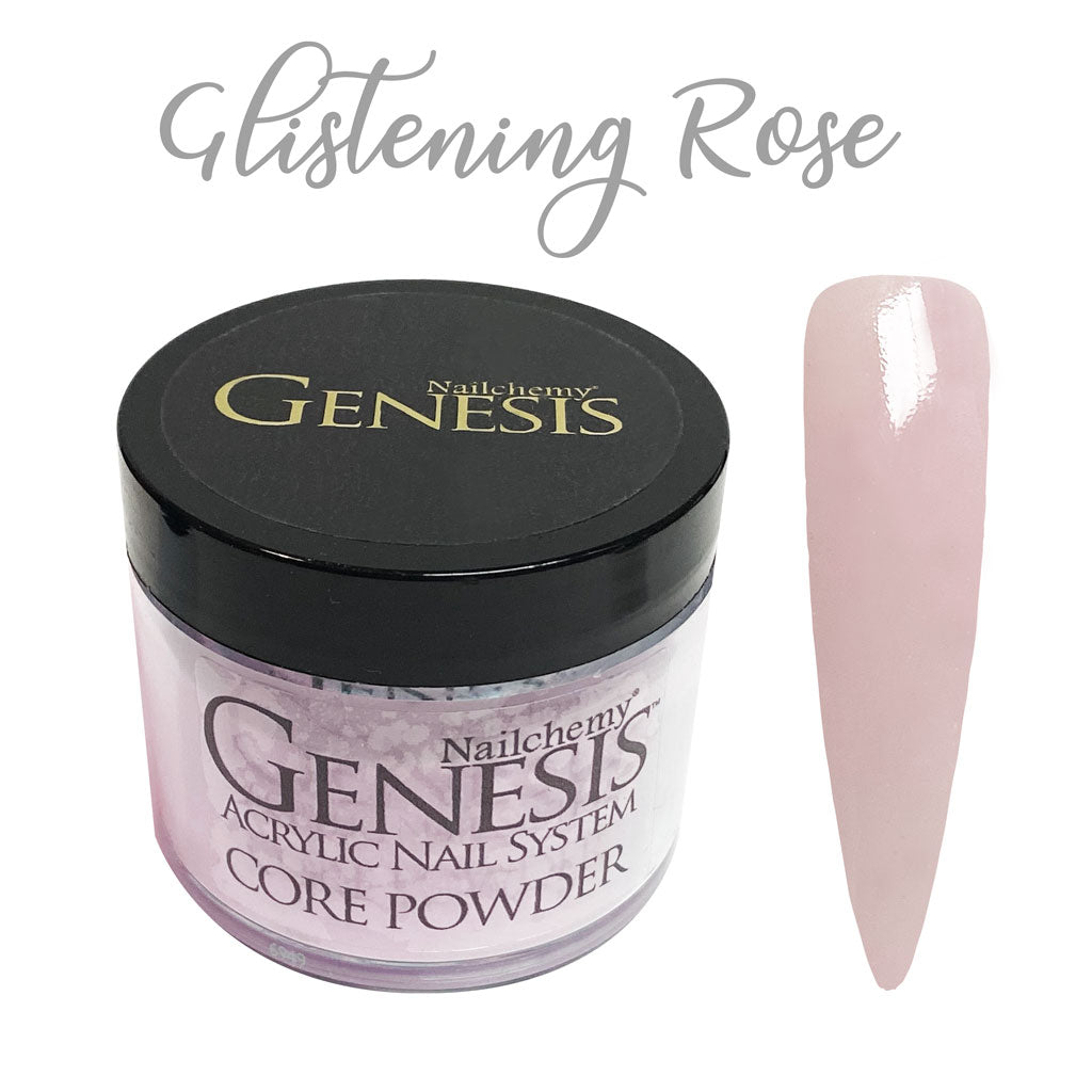 Glistening Rose - Core Powder - Genesis Acrylic Nail System – Nailchemy ...